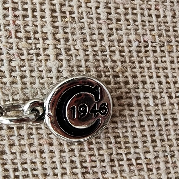 C 1946 | Jewelry | Vintage C 946 Silver Tone Snake Chain Necklace With Multi Hoop Pendant | Poshmark